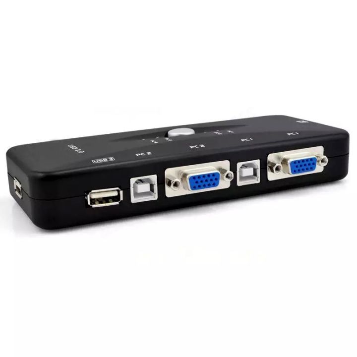 4 Port USB 2.0 KVM Switch Box Universal Adapter | Daraz.pk