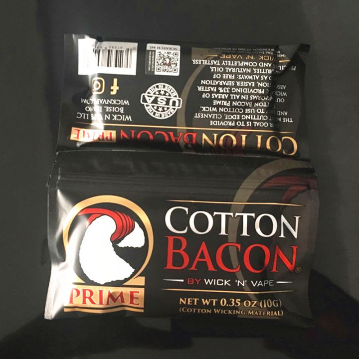 10Pcs/pack 2.0 Organic Cotton Bacon Protable Prime Cotton for Zeus X ...