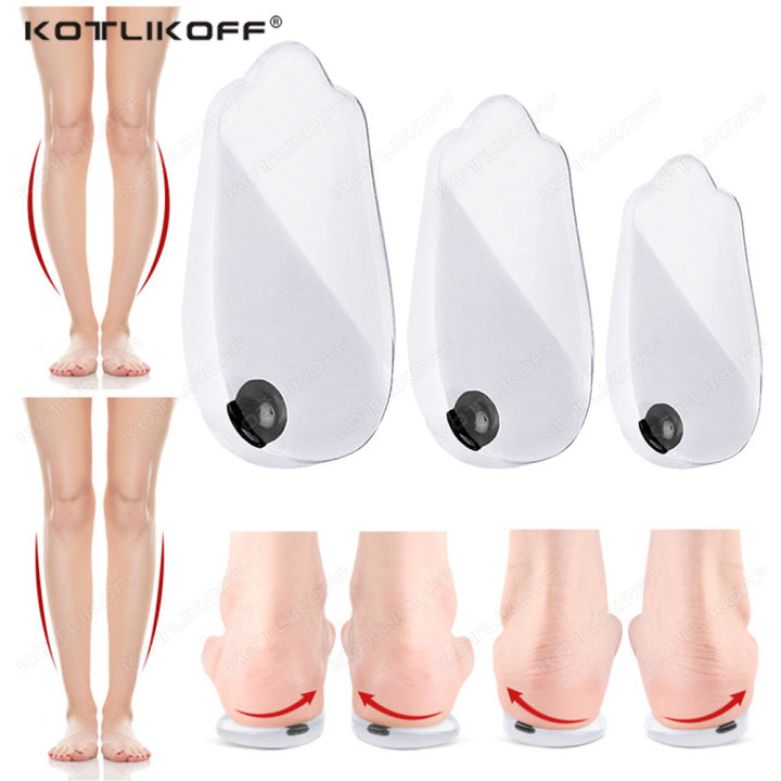 KOTLIKOFF Orthopedic Silicone Insoles Arch Support O/X Leg Correction ...