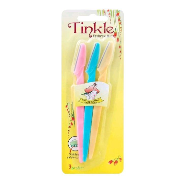 Pack of 03 Tinkle Eyebrow Razors / Girls / Women / Ladies Tinkle ...