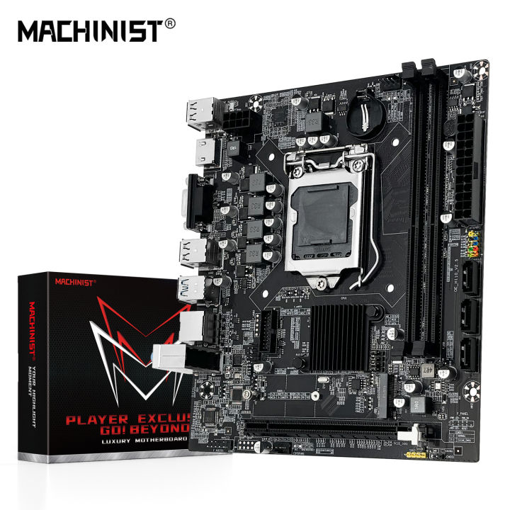 MACHINIST H110 Motherboard Supports LGA 1151 Intel Core CPU DDR4 RAM ...