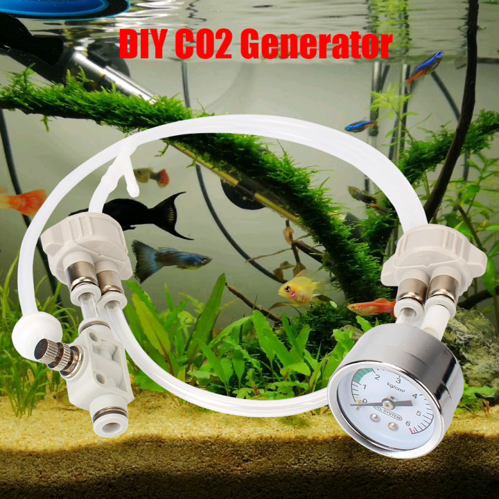 Homemade CO2 With Pressure Air Flow Device CO2 Generator System Kit DIY ...