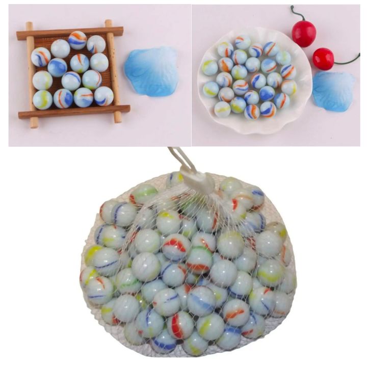 Pack of 100 marble ball for kids / colourful balls | Daraz.pk