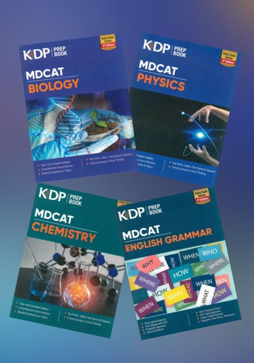 Set of 4 Kips MDCAT Preparation books 2025 Edition: Kips MDCAT Prep books 2025 Edition / Kips ...