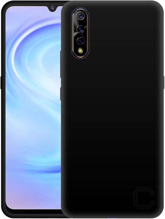 Vivo S1 Rock Soft Silicone Back Case (Black) | Daraz.pk