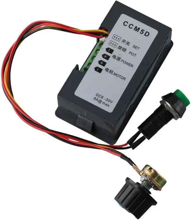 PWM DC Motor Speed Controller 6V 9V 12V 24V 30V DC 6V - 30V Pulse Width Modulation Regulator 8A ...