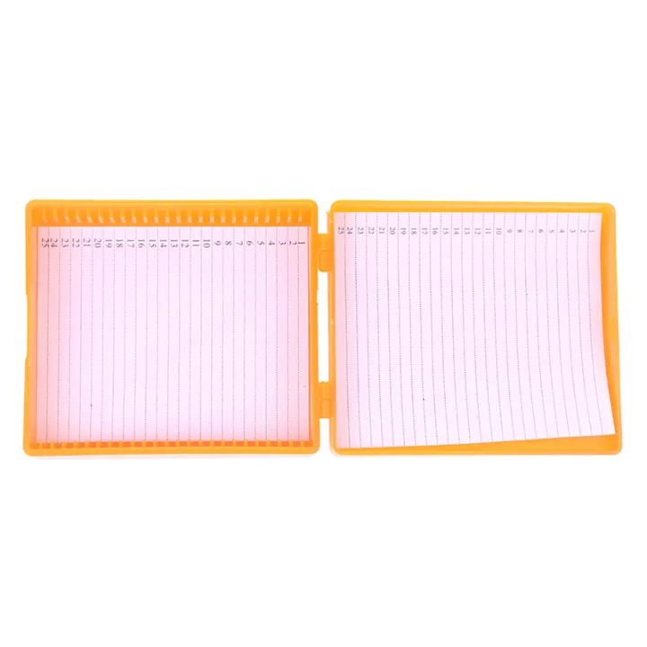 For Prepared Microscope Slides 4 Color Plastic Microscope Glass Slide ...