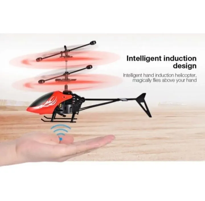 INTELIDENT HAND INDUCTION HELICOPTER MAGICALY FLIES ABOVE YOUR HAND ...