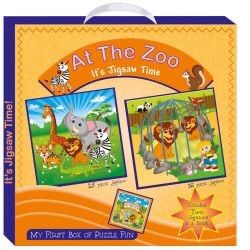At the zoo jigsaw puzzle and book | Shop.com.mm