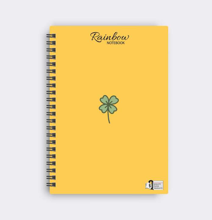 A4 Plane Yellow Clover Spiral Notebook 4,5,6 and 8 subjects. | Daraz.pk