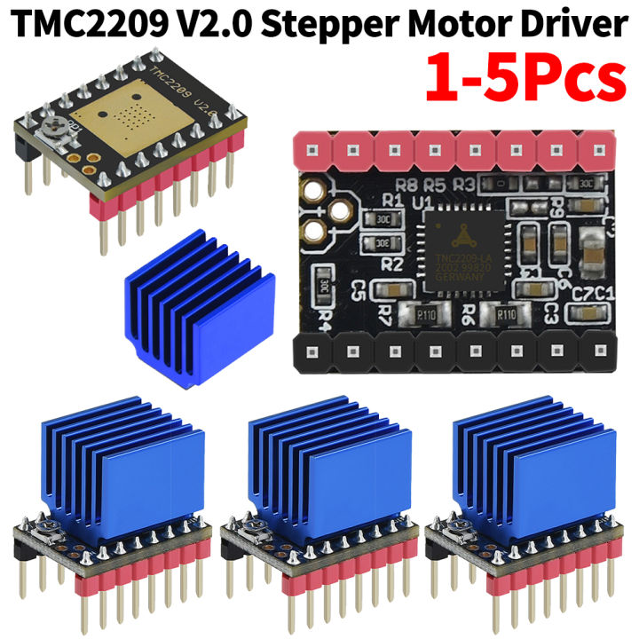 TMC2209 V2.0 Stepper Motor Driver UART 2.5A Peak Stepstick Silent ...