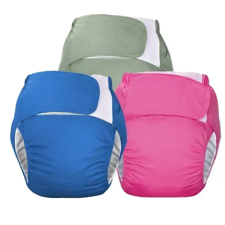 1PC Reusable Adult Diapers Large Size Washable Cloth Diaper for ...
