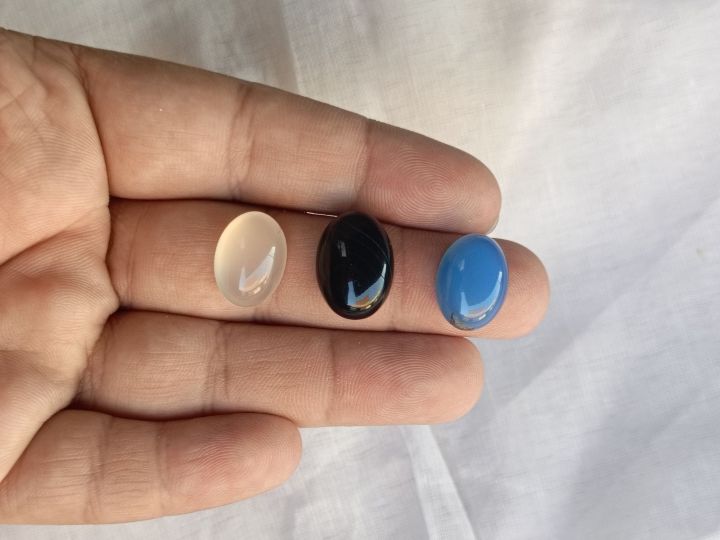 Pack of 3 Natural Haqeeq Gemstone Deal Aqeeq/Akik/agate/nag/stone ...