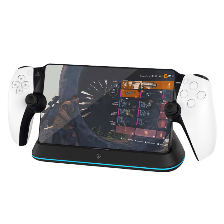 Handheld Charging Dock Type-C PS5 Portal Streamer Dock Touch RGB Light ...