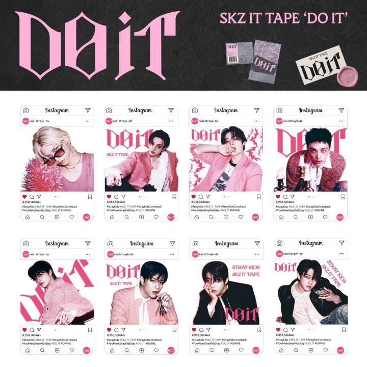 StrayKids Karma new album DO IT transparent card KPOP Huang Xuanchen ...