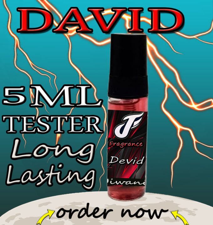 David #best Perfume for man ( spary tester 5 ml) | Daraz.pk
