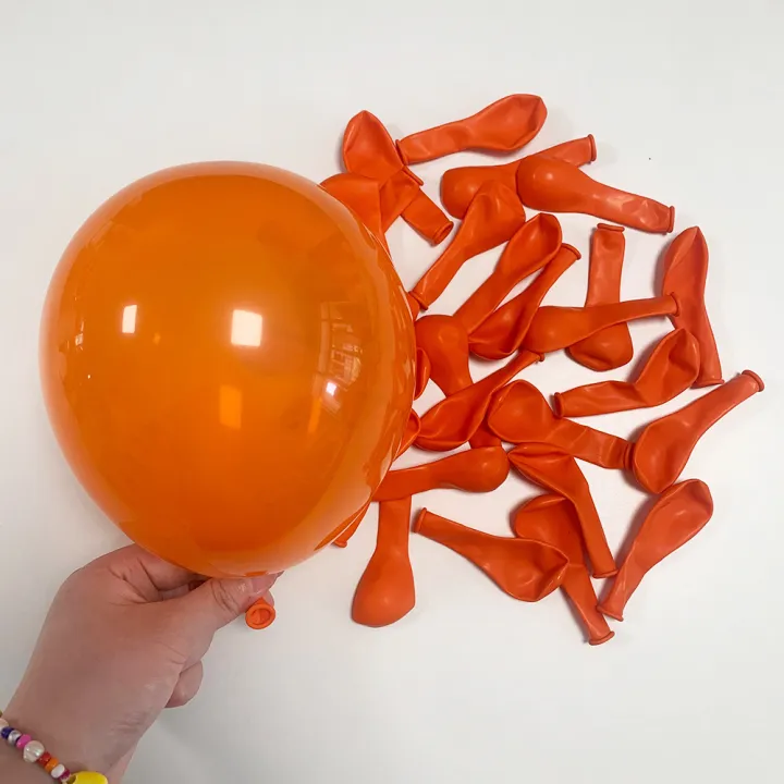 Game Time Party Balloons Garland Kit Orange Royal Blue Ballon Arch ...