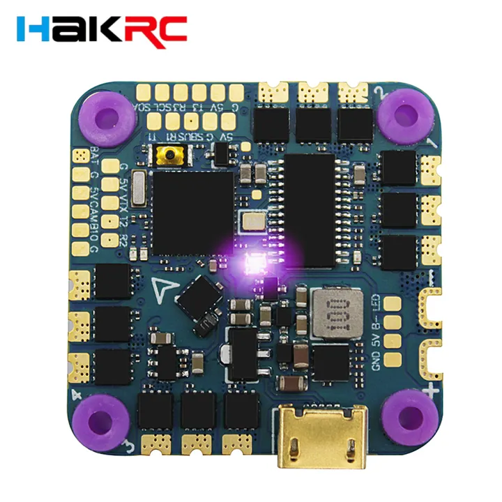 HAKRC F4126 F411 AIO Flight Controller ICM42688 BLHELI_S 20A/40A ESC ...