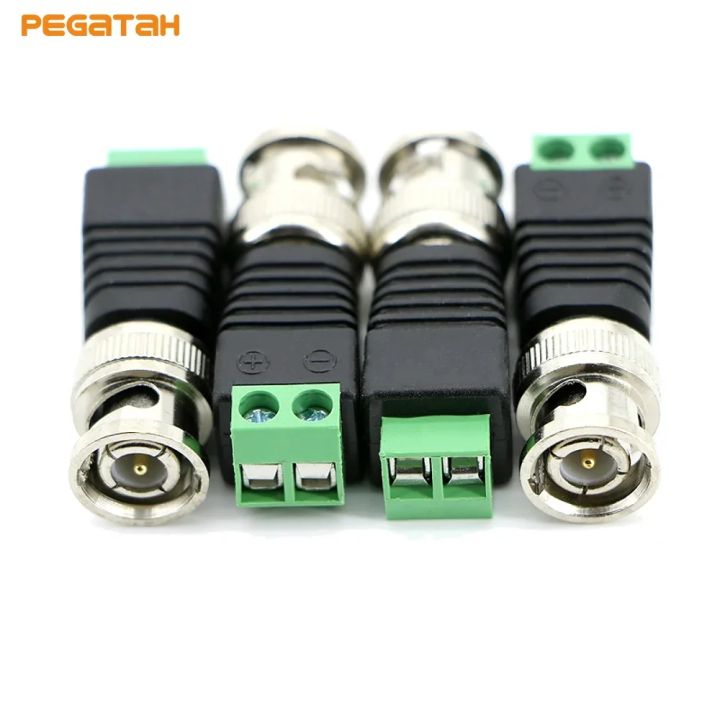 5/10/20pcs BNC Connectors DIY for CCTV Surveillance Video Camera ...