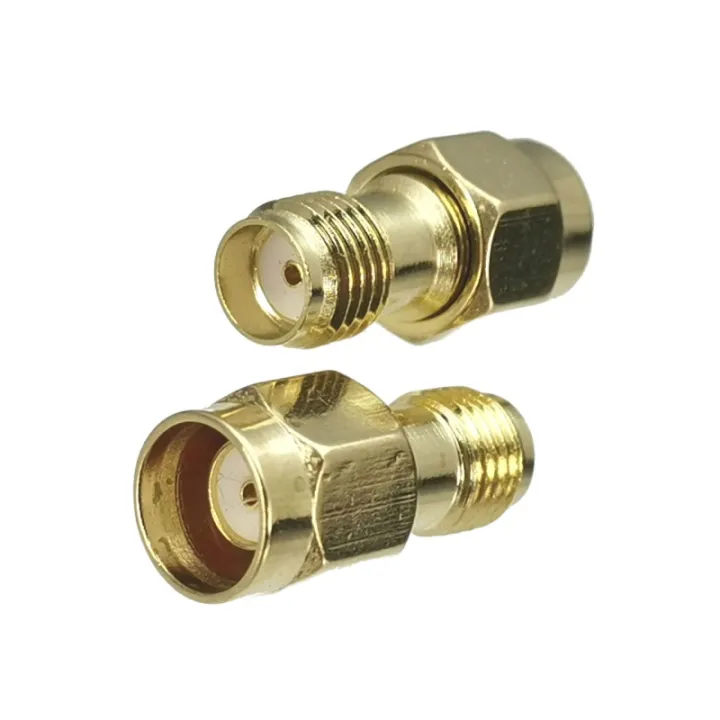1pcs Connector Adapter SMA RP-SMA to SMA RPSMA Male Plug & Female Jack ...