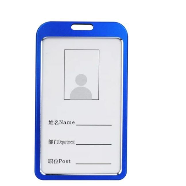 Aluminum Alloy Employee Name ID Card Cover Holder | Daraz.com.bd