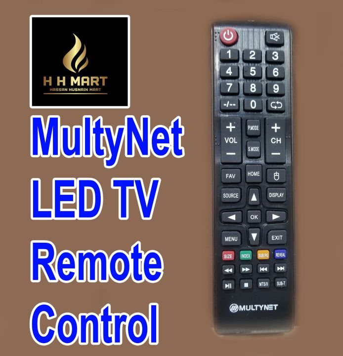 MultyNet LED TV REMOTE CONTROL | Daraz.pk