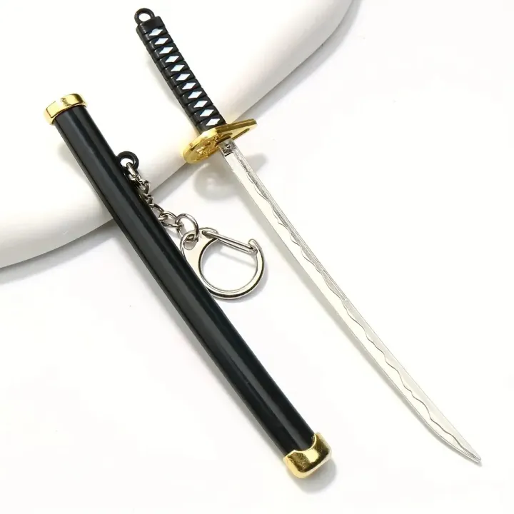 Mini Toy Samurai Knife Key Chain, Toy Metal Weapon Sword Keychain Key ...