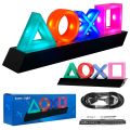 Game Icon Light For PS4 PS5 Music Light Voice Control LED Neon Lamp ...