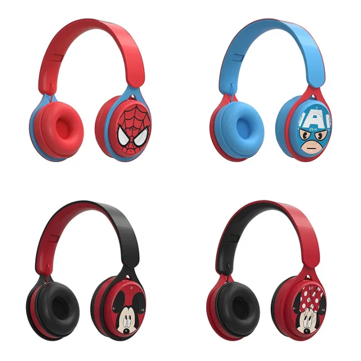 Disney Marvel Y08 Wireless Bluetooth Headphones Foldable HIFI Surround ...