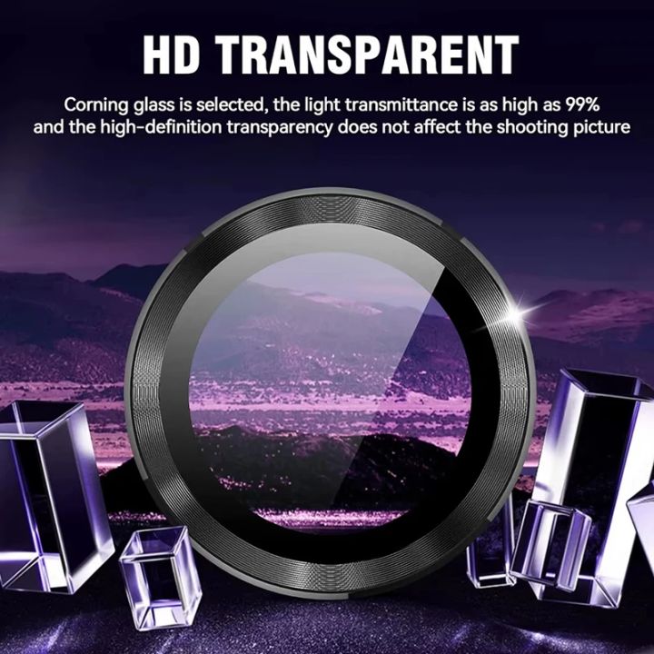 Metal Individual Ring Camera Lens Screen Protector For Samsung Galaxy ...