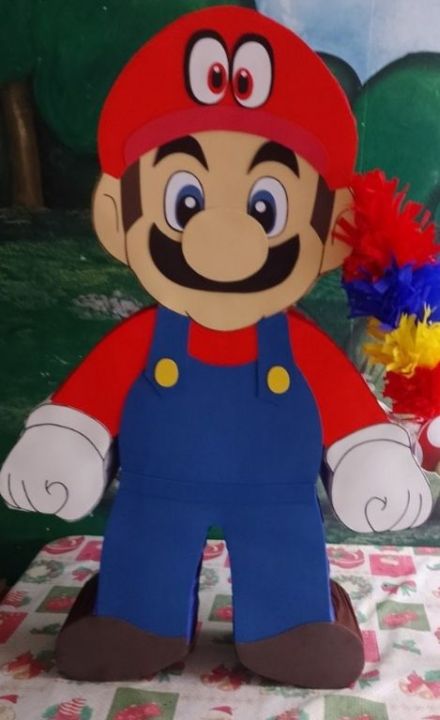 Super mario theme empty pinata for kids birthday party | Daraz.pk