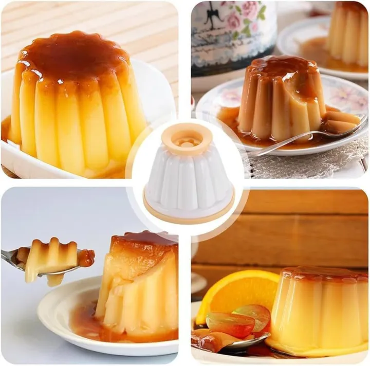 Plastic Steamed Pudding Mold Jelly Molds With Lids Jello Pans Pudding ...