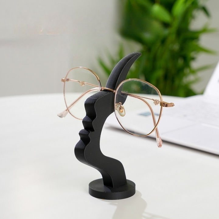 1pc Unique Curved Eyeglass Holder Stand Secure & Artistic Storage ...