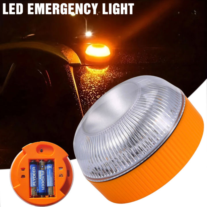 LED Car Emergency Light Dry Battery Emergency Help Light Waterproof ...