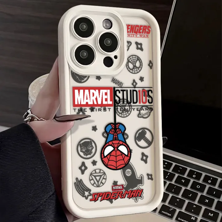 Marvel Hero Spiderman For iPhone 15 14 13 12 11 Pro Max XS Max X XR 7 8 ...