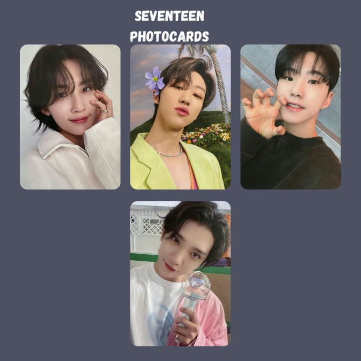 k-pop seventeen photocards of your choice rounded high quality corners ...
