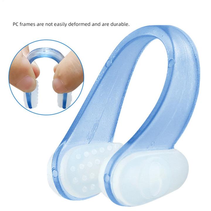 Swim Nose Plug Silicone Pool Nose Plugs Portable Anti Choking Nose ...
