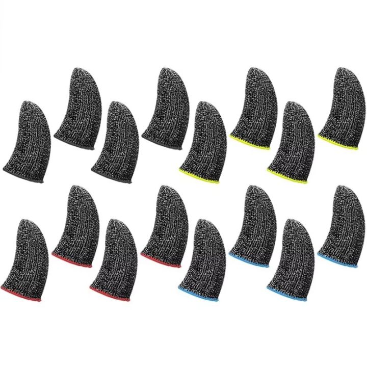 24Pcs Mobile Phone Finger Cuff Fibroid Mobile Game Touch Screen Fiber ...