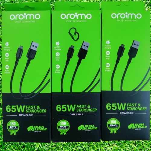 Original Orimo 65 watt Fast Charging cable (Type B, Type C) | Daraz.com.bd