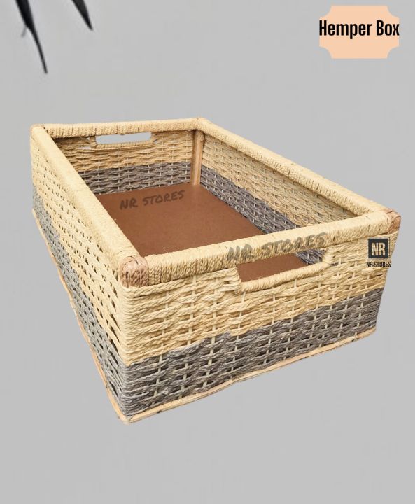 18 12 height 6 inches hamper Box Gift Box Hemper gift box | Daraz.lk