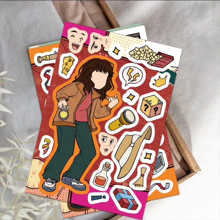 8PCS Cartoon New Movies Strang Stickers Cartoon Waterproof Graffiti ...