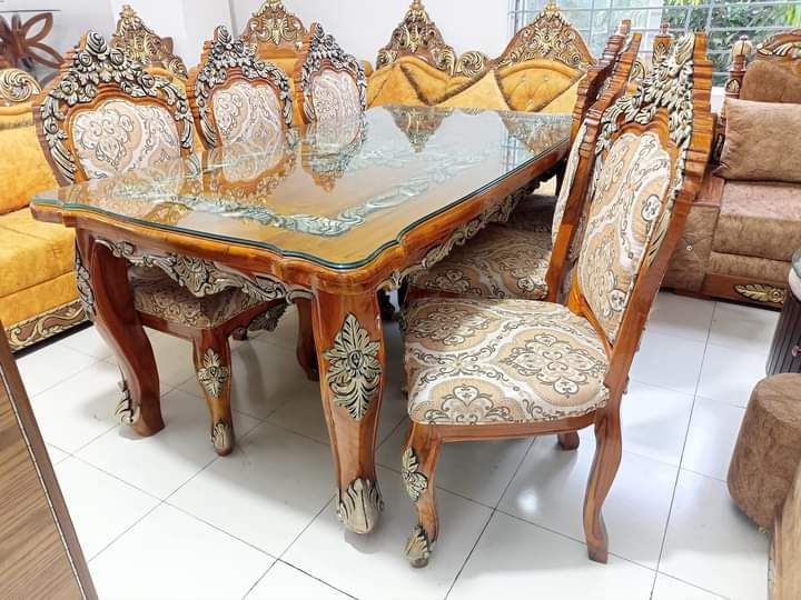 Luxury 6 chair dining table Daraz .bd