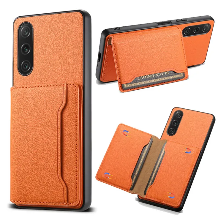 Luxury Multifunctional PU Leather Wallet Phone Case Coque For Sony ...