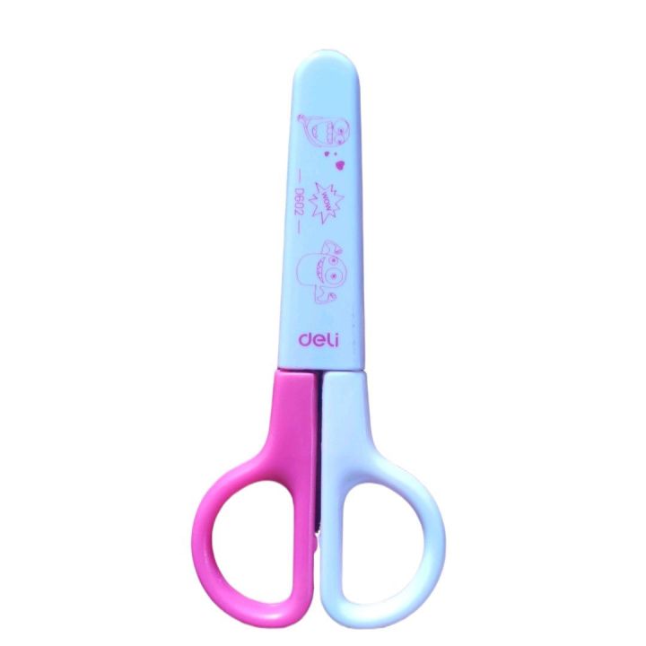 Deli Scissor with safety cover | Daraz.lk