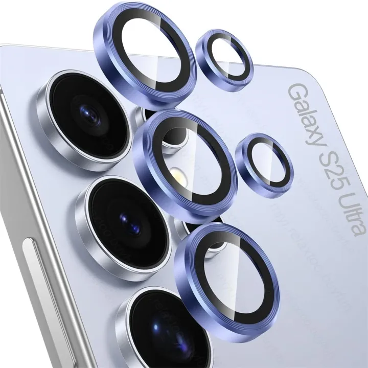 For Samsung Galaxy S25 Ultra Titanium Alloy Ring Camera Protector Cap ...