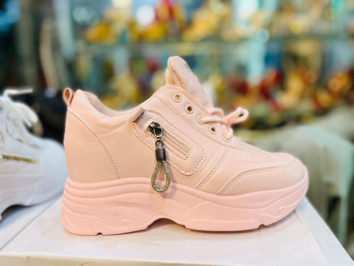 SCS ZIB WOMENS SNEAKERS HEIGHT INCREASE FASHION SPORTS SHOES | Daraz.pk
