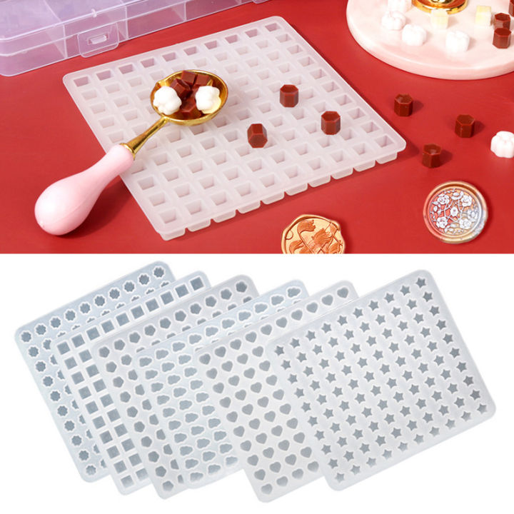 Diy Silicone Mini Fire Paint Wax Pellet Mold Soap Aromatherapy Candle ...