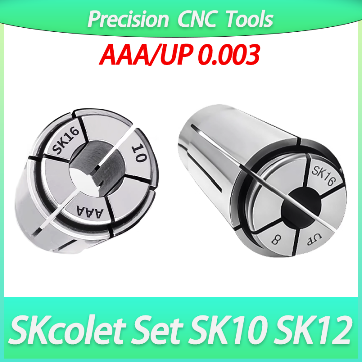 SK10 Collet High Precision 0.003 Collet SK Chuck CNC Lathe Milling ...