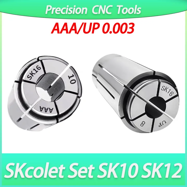 SK10 Collet High Precision 0.003 Collet SK Chuck CNC Lathe Milling ...