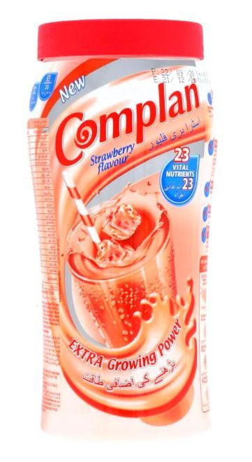 COMPLAN STRAWBERRY FLAVOUR DRINKING POWDER JAR 400 GM | Daraz.pk